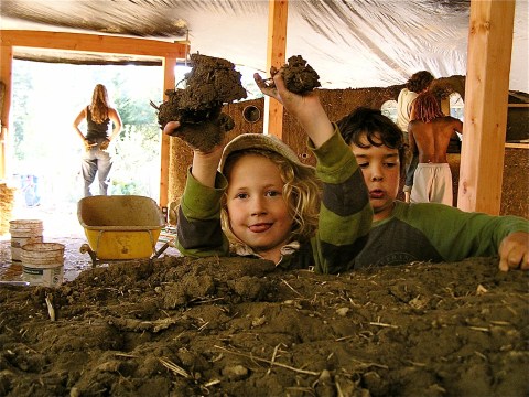 Cob Walls Going Up! | Inspirational Village